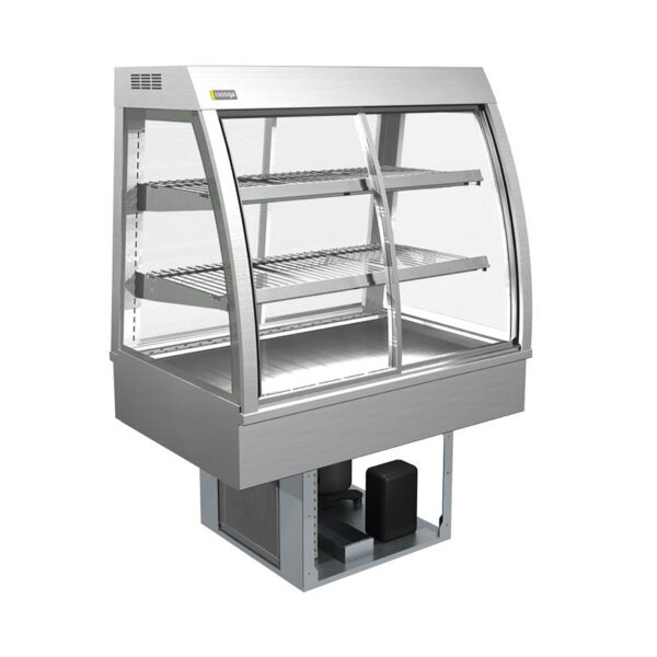 Cossiga Counter Series Curved Glass Refrigerated Display | Cold Food ...
