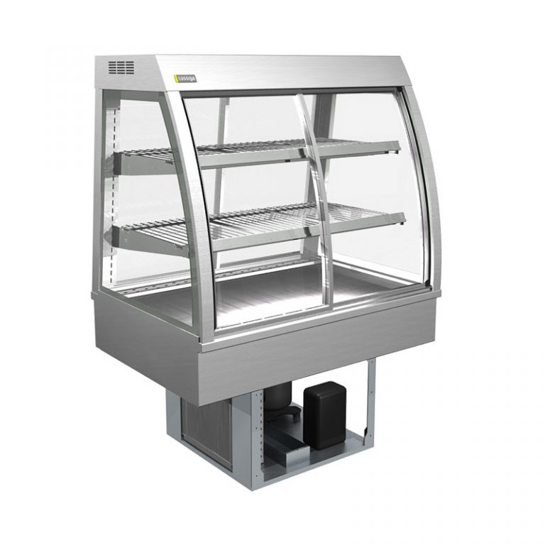 Cossiga Counter Series Curved Glass Refrigerated Display | Cold Food ...