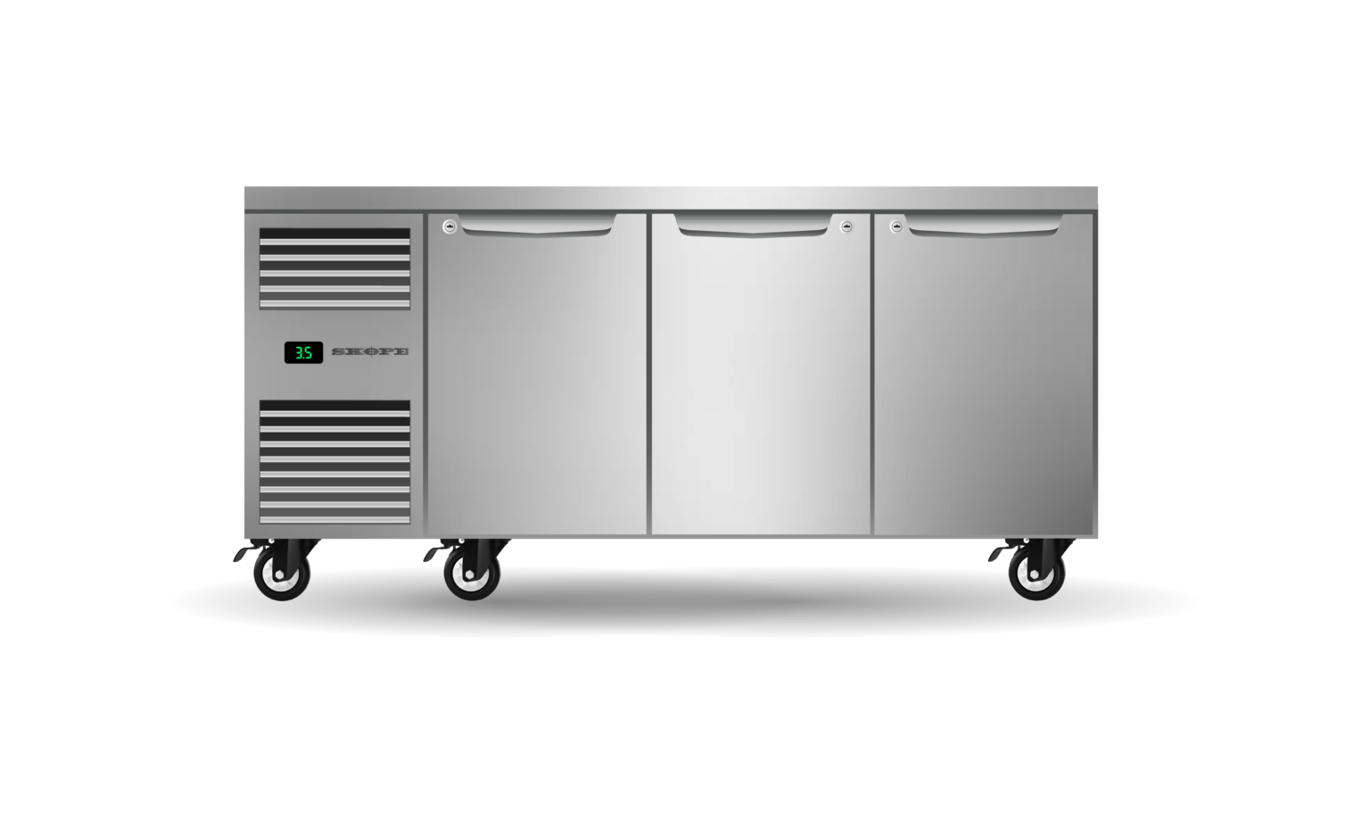 SKOPE ProSpec 3 Solid Door Underbench Freezer (Left Hand Unit) | Under ...